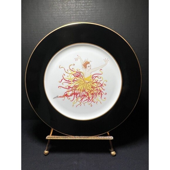 Erte | Accents | 2 Signed House Of Erte Applause Decorative Plate W Box ...